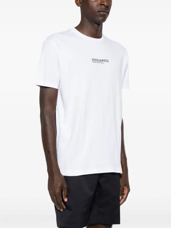Dsquared2 Logo-print Cotton T-shirt - White