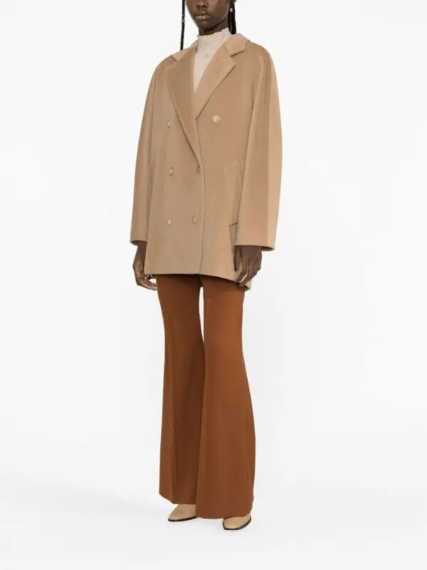 Max Mara Rebus Double-breasted Coat - Brown