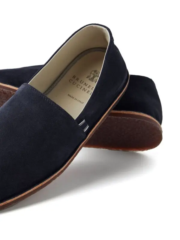 Brunello Cucinelli Suede Espadrilles - Blue