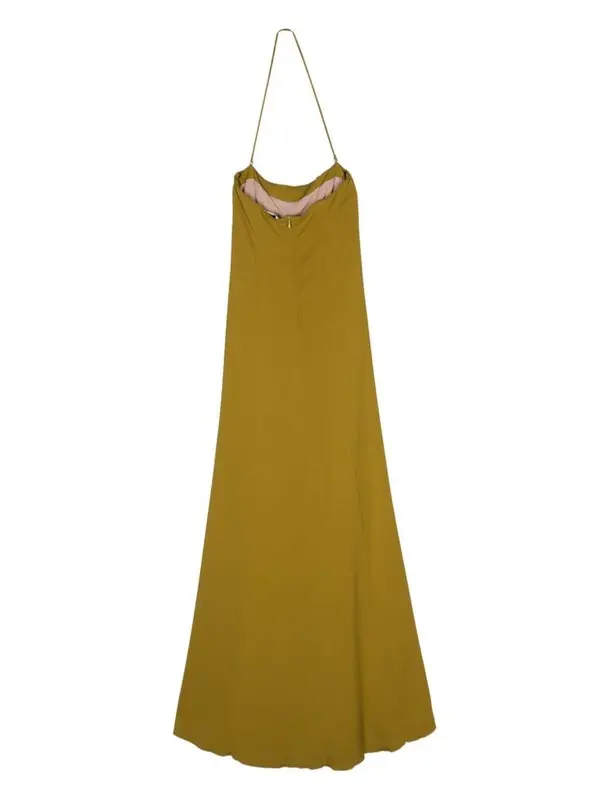FORTE_FORTE Halterneck Maxi Dress