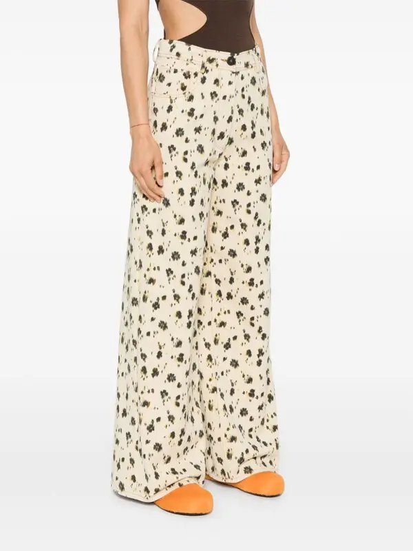 FORTE_FORTE Leopard-print Palazzo Pants