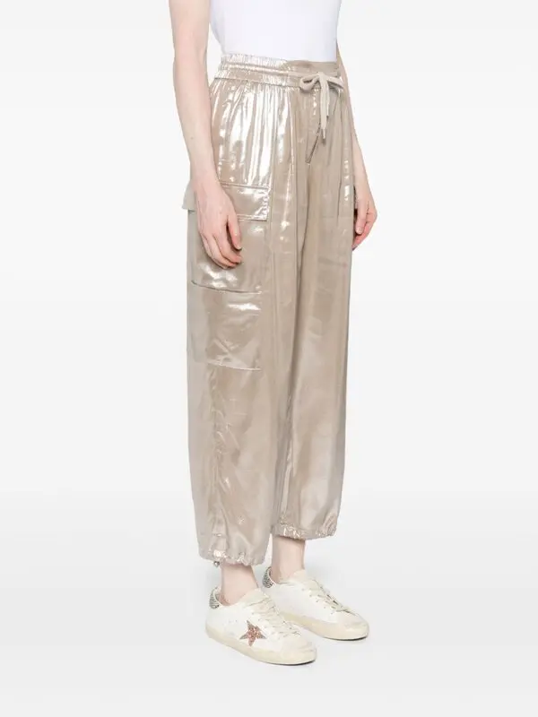 Peserico Metallic Cargo Trousers