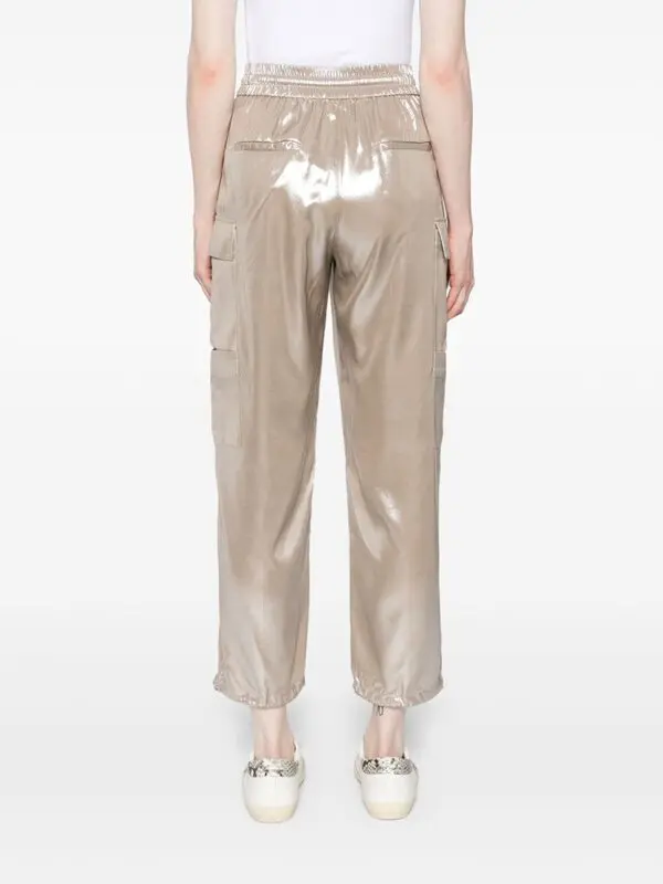 Peserico Metallic Cargo Trousers