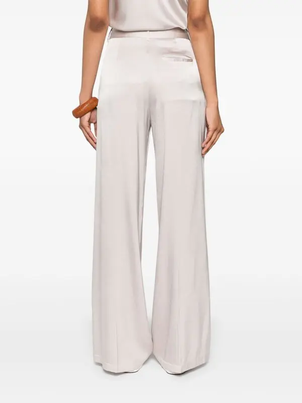 FORTE_FORTE Satin Palazzo Pants - Neutrals
