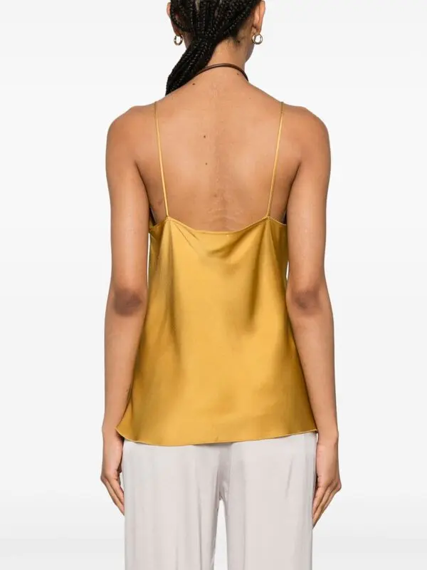 FORTE_FORTE Spaghetti-strap Satin Top