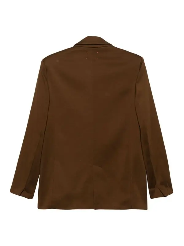 FORTE_FORTE Single-breasted Blazer - Green