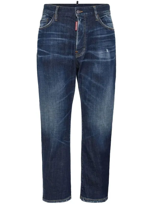 Dsquared2 Mid-rise Straight-leg Jeans