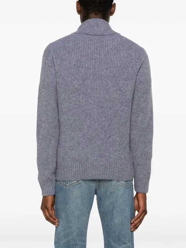 TOM FORD Shawl-collar Ribbed Cardigan