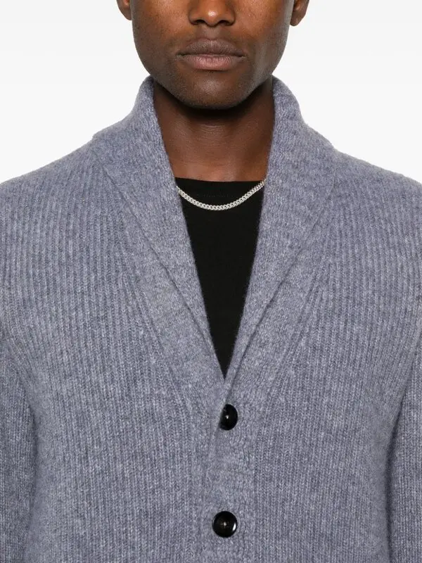 TOM FORD Shawl-collar Ribbed Cardigan