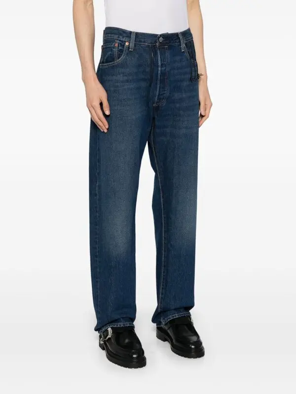 BLESS X Levi's Zip-detail Cotton Jeans