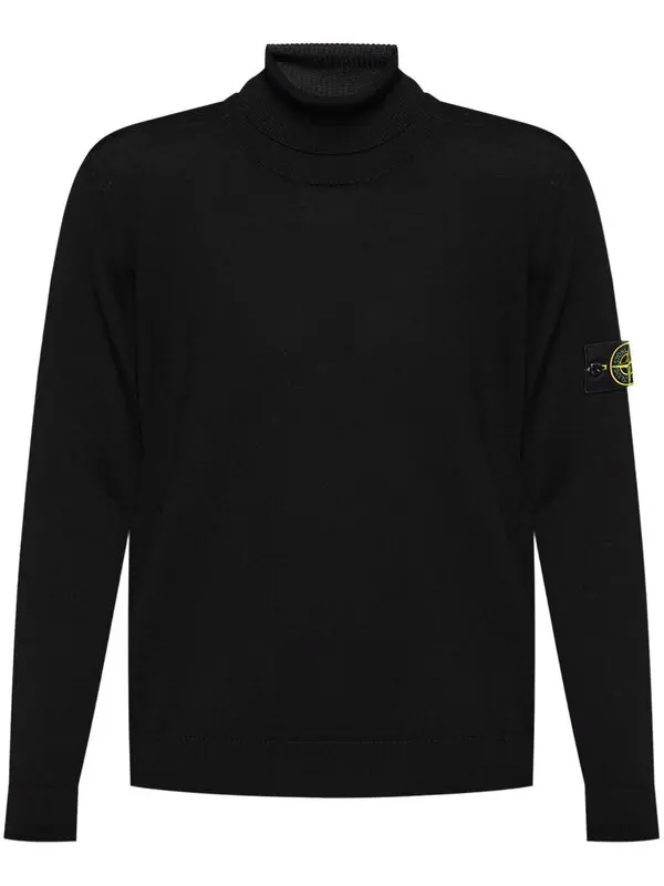 Stone Island Compass-patch Wool Jumper