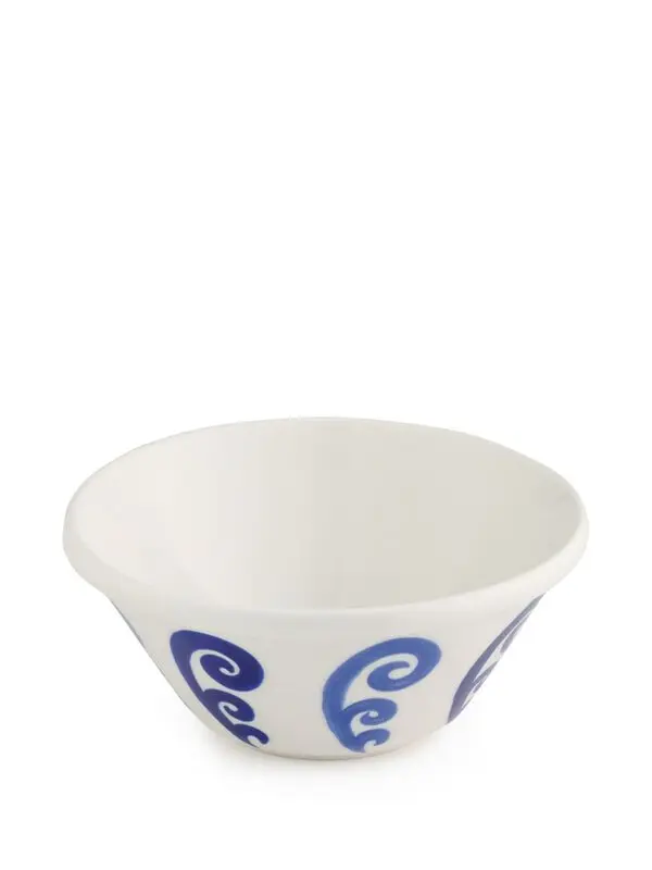 Themis Z Athenee Peacock Bowl - White