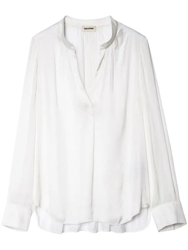 Zadig&Voltaire Gathered-detail Blouse - White