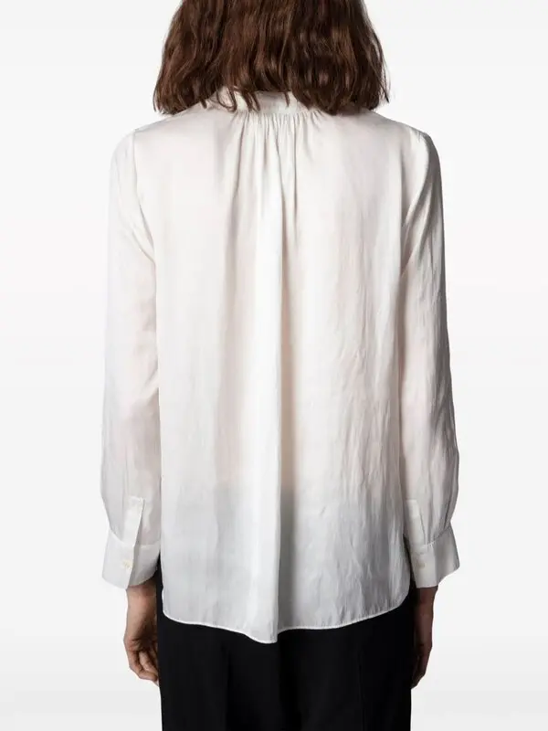 Zadig&Voltaire Gathered-detail Blouse - White