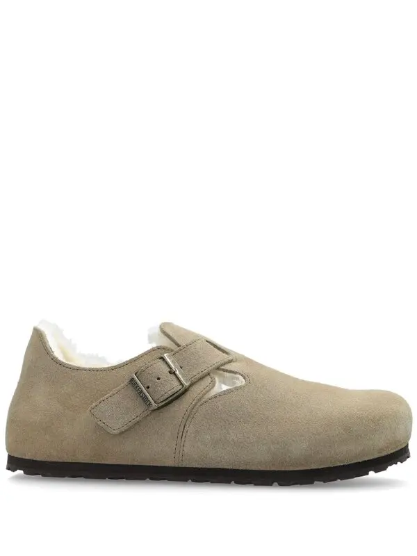 BIRKENSTOCK London Shearling Loafers - Neutrals