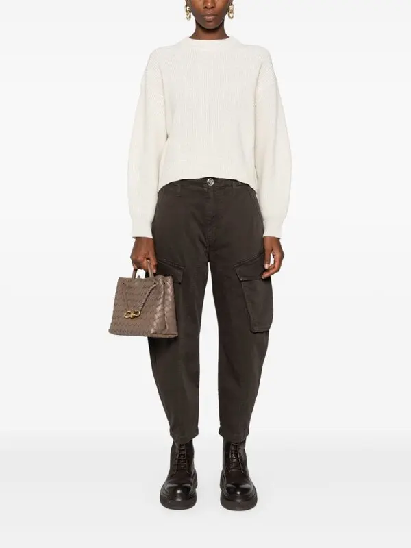 Pinko Mid-rise Tapered Cargo Trousers