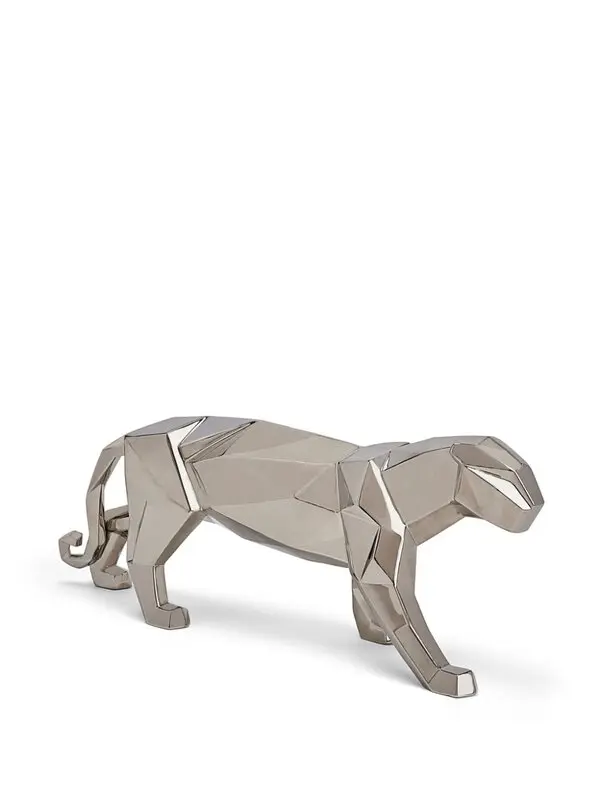 LLADRO Panther Sculpture - Silver
