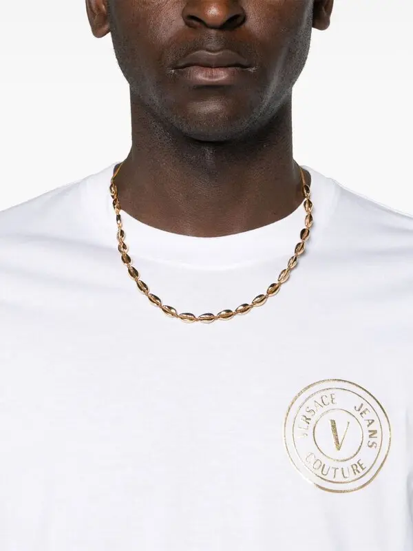 Versace Logo-print Cotton T-shirt - White