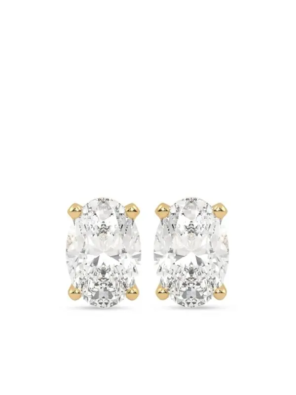 VEYNOU 14kt Yellow Diamond Stud Earrings - Gold