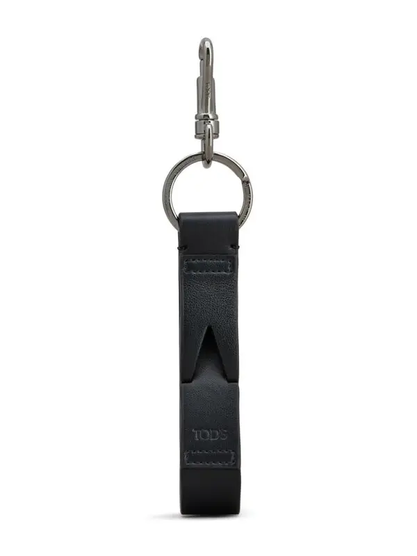 TOD'S Greca Key Holder - Black