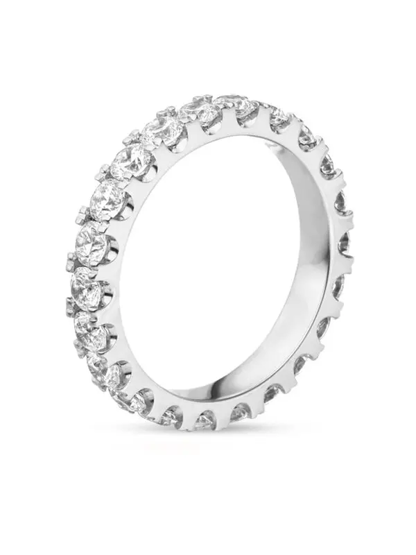 VEYNOU 18kt White Gold Diamond Eternity Ring - Silver
