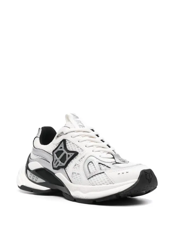 NAKED WOLFE Smash Mesh Sneakers - White