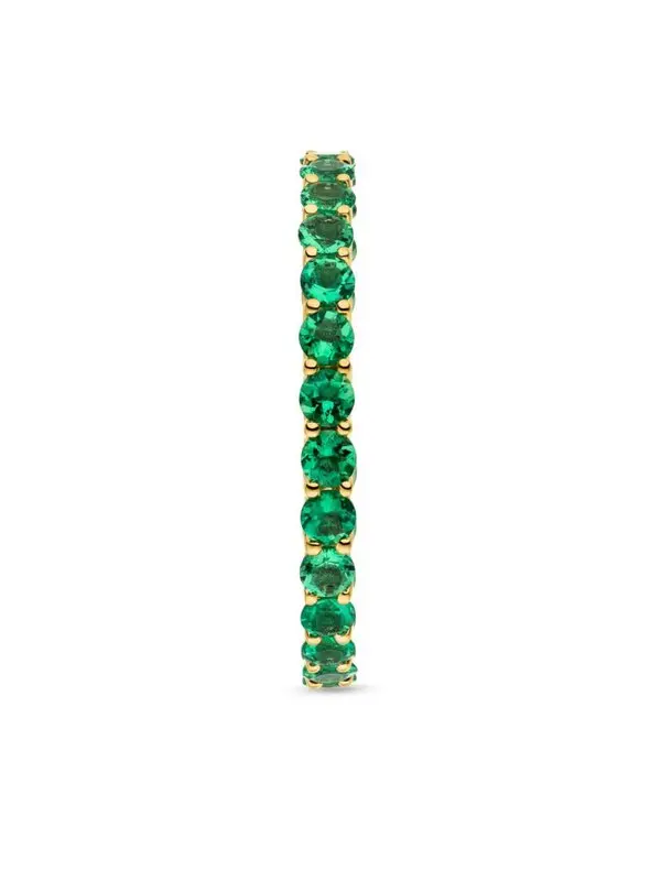 VEYNOU 14kt Yellow Emerald Eternity Ring