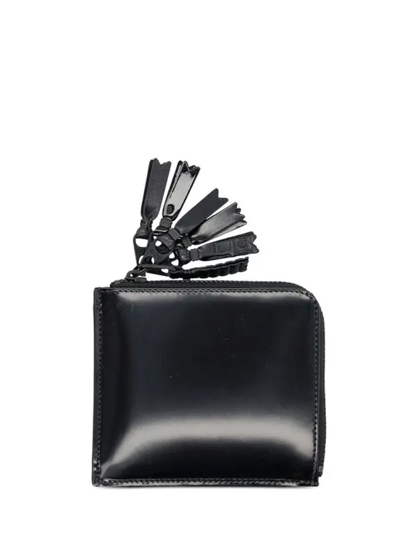 Comme Des Garçons Zipper Medley Wallet - Black