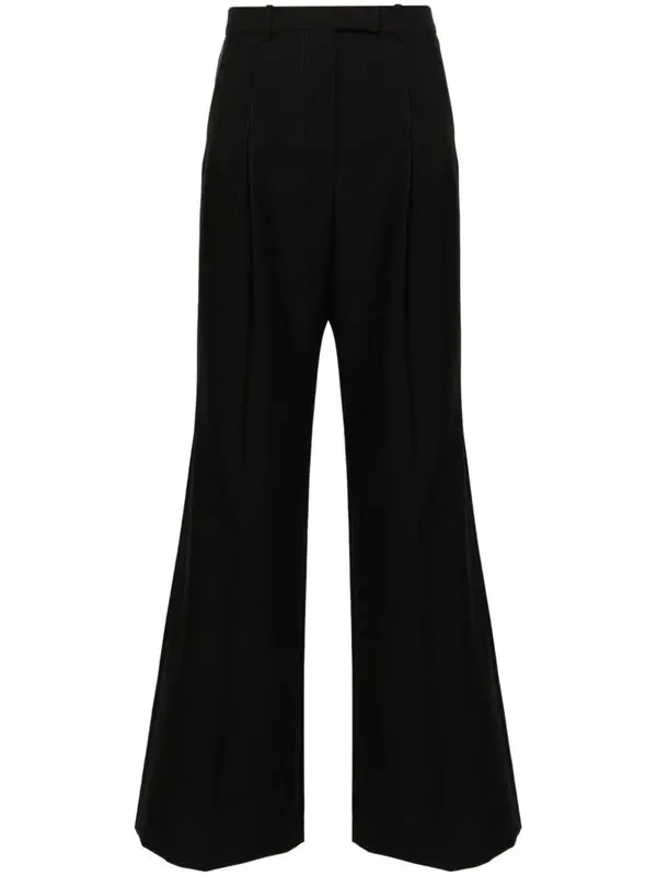 Givenchy High-waisted Palazzo Trousers - Black