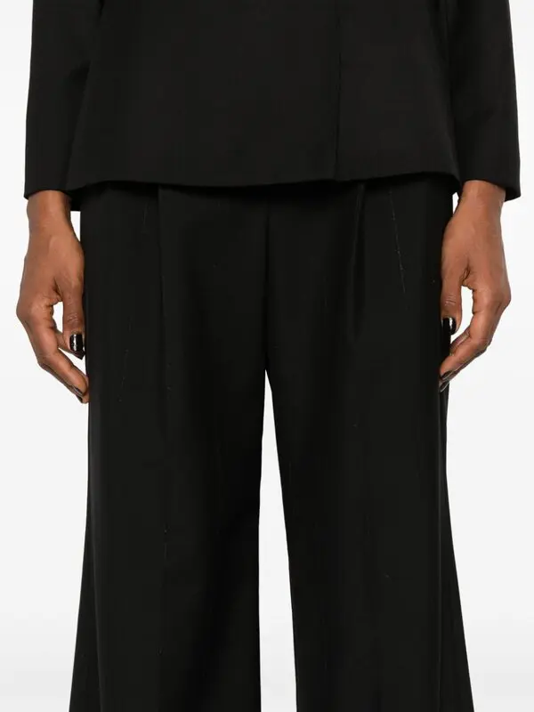 Givenchy High-waisted Palazzo Trousers - Black