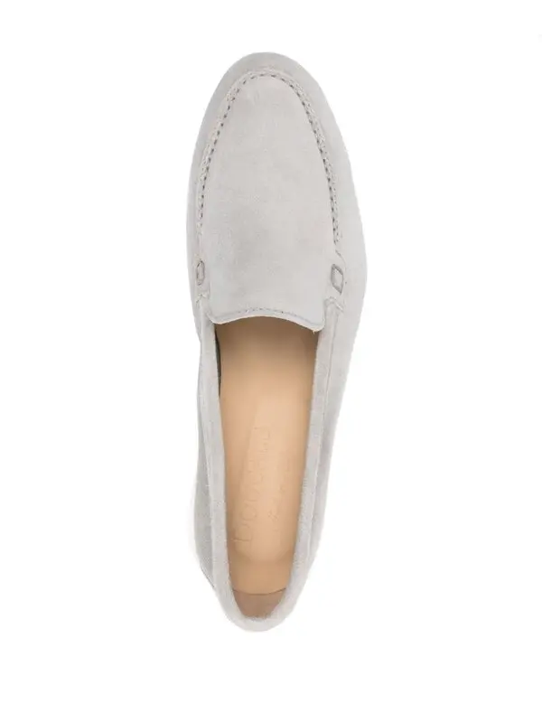 DOUCAL'S Slip-on Suede Moccasins - Grey