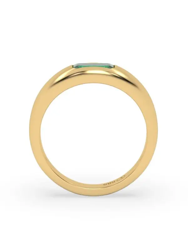 VEYNOU 14kt Yellow Emerald Ring