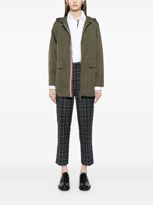 Thom Browne Plaid Check Trousers - Grey