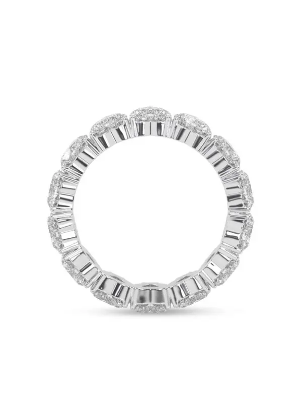 VEYNOU 18kt Recycled White Gold Diamond Ring