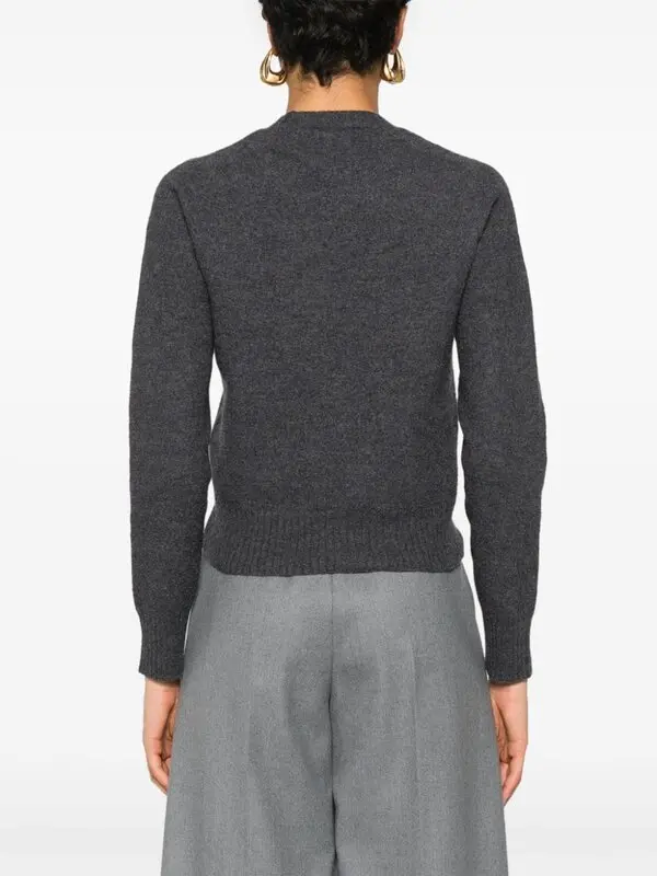 JIL SANDER Mélange Wool Jumper - Grey
