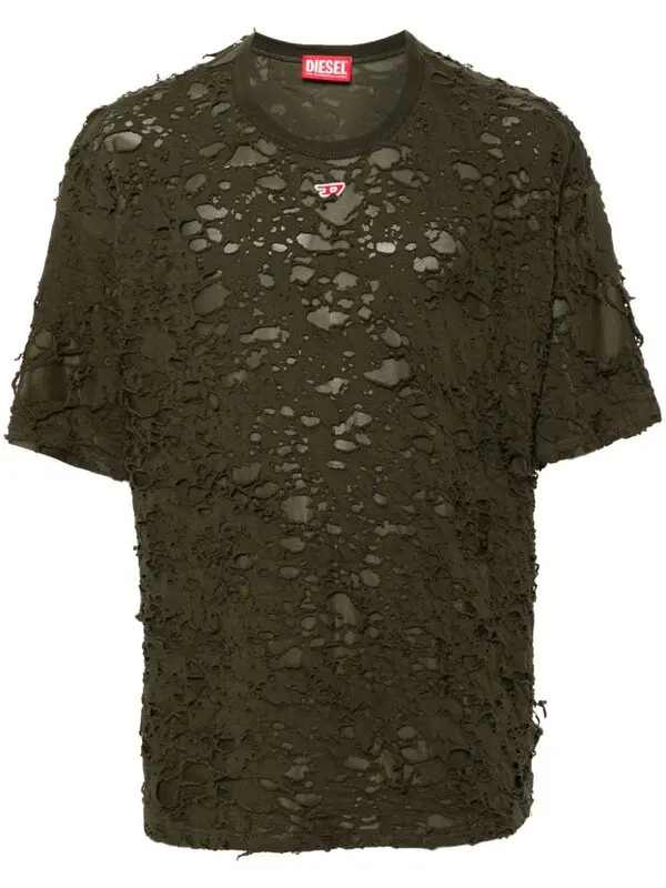 DIESEL® T-boxt-q3 Cotton T-shirt - Green