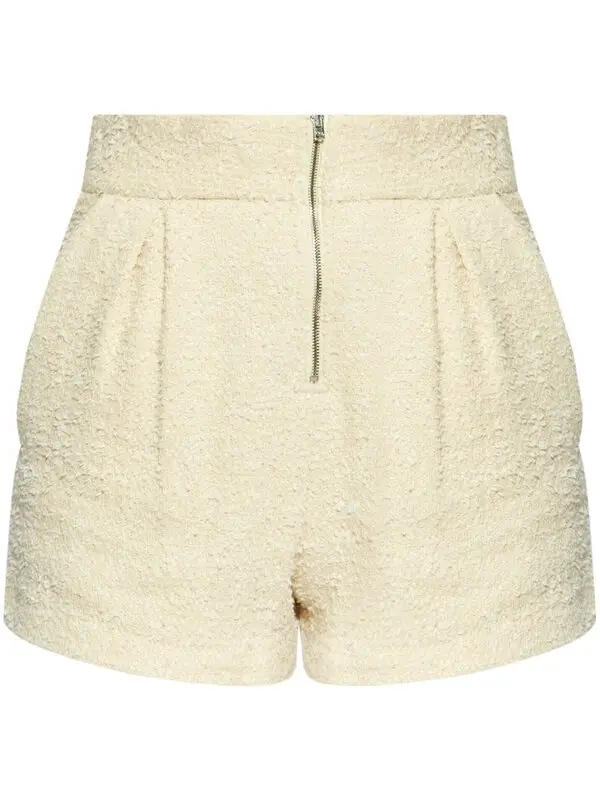 IRO PARIS Bouclé Zip-up Shorts