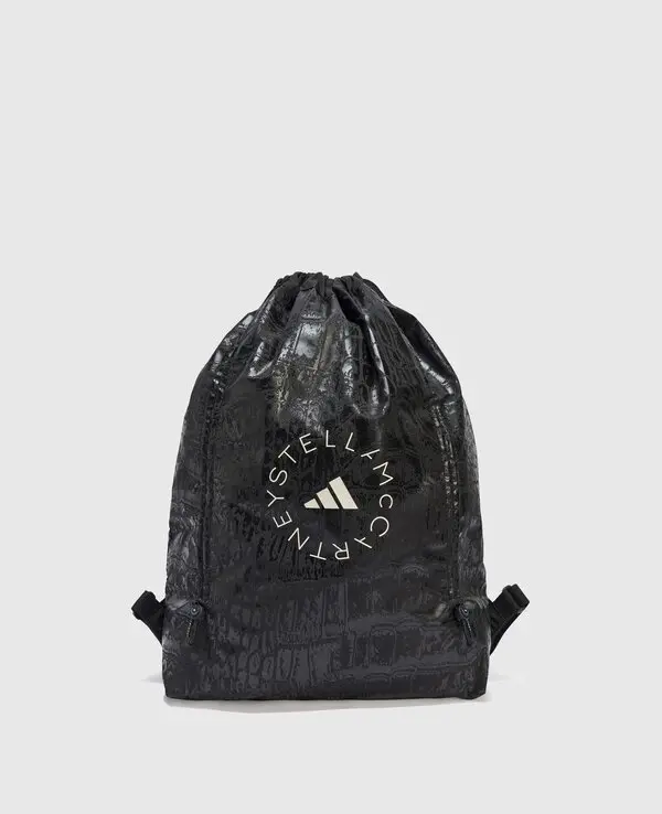 Stella McCartney Logo Gym Sack - Black