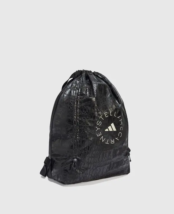 Stella McCartney Logo Gym Sack - Black