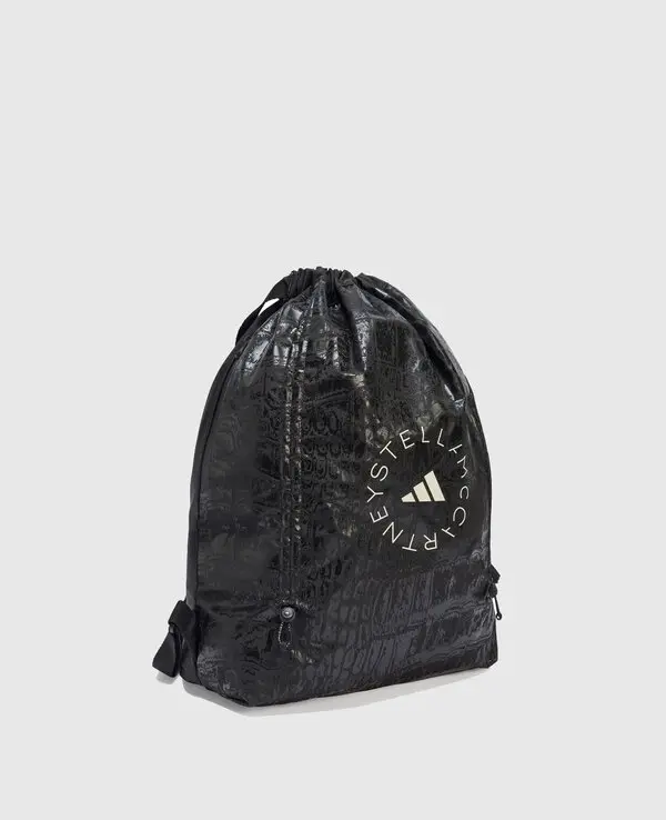 Stella McCartney Logo Gym Sack - Black