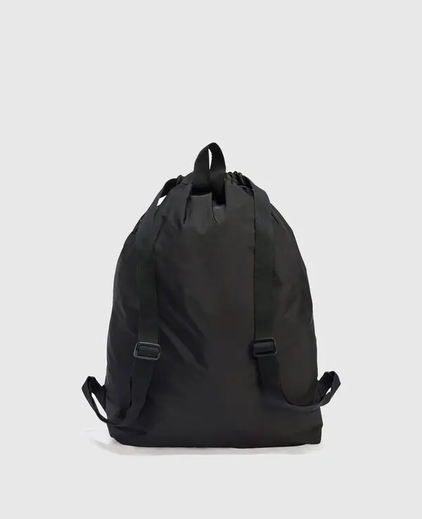 Stella McCartney Logo Gym Sack - Black