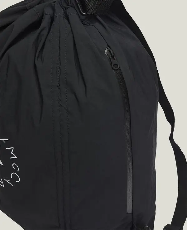 Stella McCartney Logo Gym Sack - Black/white