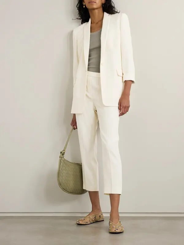 Theory Plissé-crepe Blazer