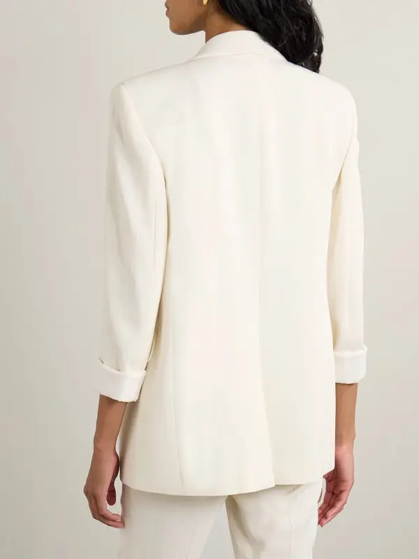 Theory Plissé-crepe Blazer