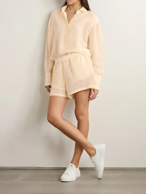 Givenchy And Linen-blend Shorts