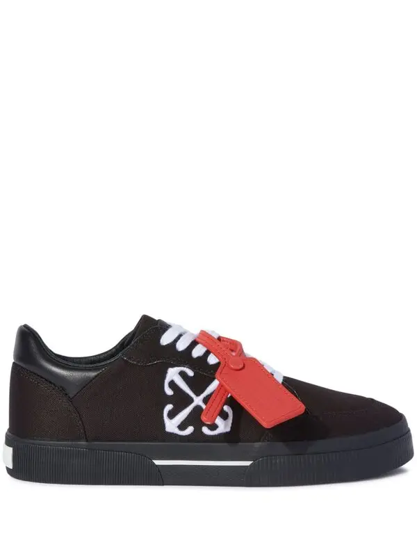 Off-White Vulcanized Canvas Low Top Sneakers