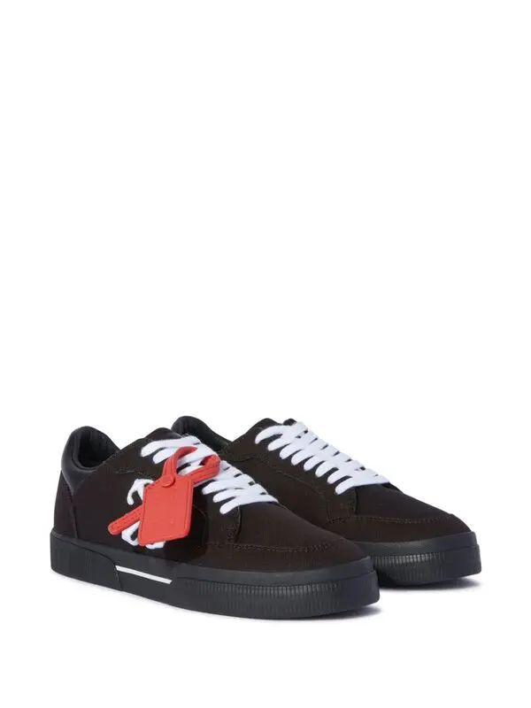 Off-White Vulcanized Canvas Low Top Sneakers