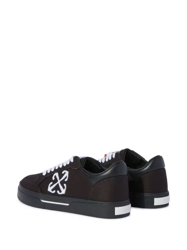 Off-White Vulcanized Canvas Low Top Sneakers