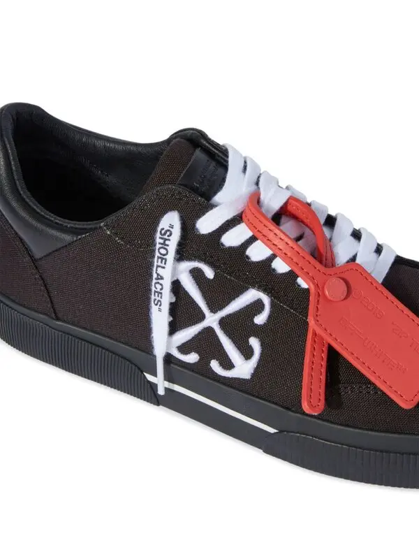 Off-White Vulcanized Canvas Low Top Sneakers