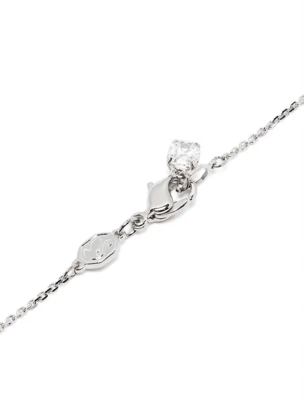 SWAROVSKI Matrix Earrings And Necklace Set - Silver